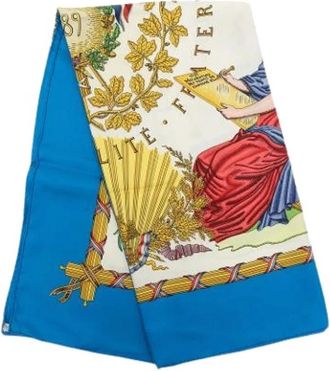 Herm&egrave;s Pre-owned Republique Francaise Schal - - Pre-owned - Damen - Mehrfarbig - ONE SIZE