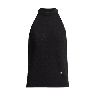 Balmain &Auml;rmellose Oberteile - - Tops - Damen - Schwarzk - XS