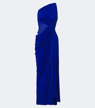 Alex Perry Robe longue asym&eacute;trique