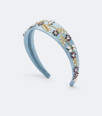 Erdem Verziertes Haarband aus Satin