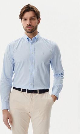 Tommy Hilfiger Hemd Core Flex MW0MW39988 Himmelblau Regular Fit