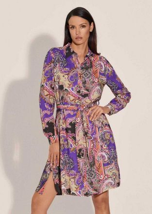 Madeleine Midikleid Schwungvolles Sommerkleid mit Unikat-Print