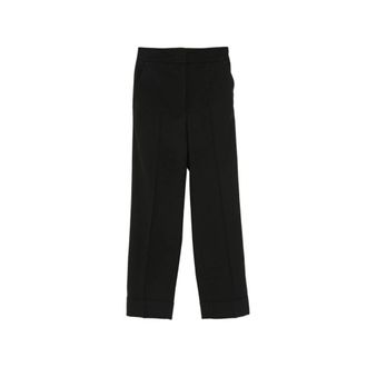 PESERICO Pantaloni sartoriali dritti - - Trousers - Damen - Schwarzk - M