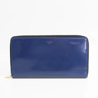 Celine Pre-owned Leder Portemonnaies - - Pre-owned - Damen - Blau - ONE SIZE