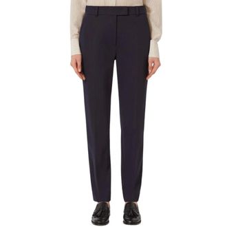 Max Mara Femme, Pantalons, Bleu, Taille: 44 FR Slim Pants
