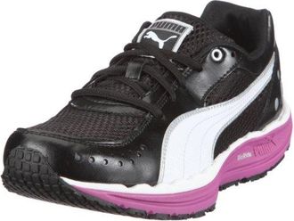 Puma BodyTrain Mesh Wns Baskets Basses pour Femme, Noir, Blanc, Festival, Fuchsia, 38.5 EU