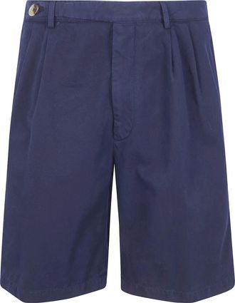 Brunello Cucinelli Homme, Shorts, Bleu, Taille: M Bermuda Pantalons
