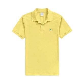 Brooks Brothers Homme, Tops, Jaune, Taille: L Polo Stretch en Coton Supima Coupe Originale Golden Fleece