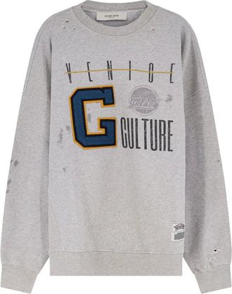 Golden Goose Homme, Sweatshirts et sweats &agrave; capuche, Gris, Taille: M SweaT-shirt