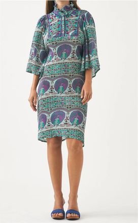 Antik Batik Robe Mini Tala Voile de Coton Antik Batik