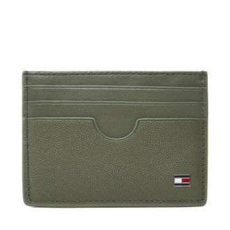 Tommy Hilfiger Kreditkartenetui Tommy Hilfiger Th Flag Cc Holder AM0AM13517 Grün