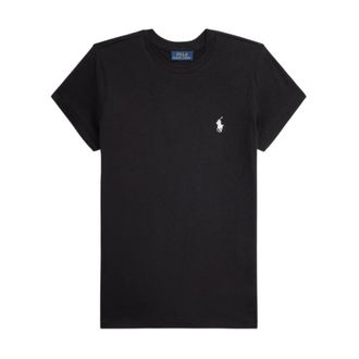 Ralph Lauren Femme, Tops, Noir, Taille: 36 FR T-shirt col rond coupe classique