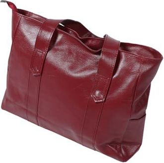 FOMIYES Sacs fourre-tout mode sac à main à glissière en cuir pu à sangle unique bourse en cuir fausse Unité