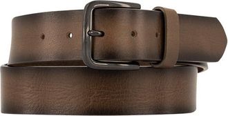 Lindenmann Herren Gürtel braun Leder geprägt