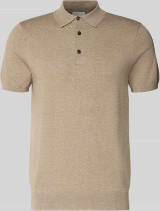 Profuomo Slim Fit Poloshirt aus Lyocell-Mix mit Seiden-Anteil