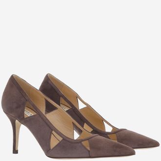 Arteana Womens Pumps Savona 75 Ebony Suede