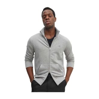 GANT SweaT-shirt zipp&eacute; Shield - Homme - Sweatshirts et sweats &agrave; capuche - Gris - Taille: 3XL
