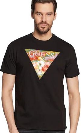 Guess Guess Tshirt Slim Logo Triangle Fantaisie Jeans - Homme