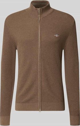 GANT Regular Fit Strickjacke aus reiner Baumwolle