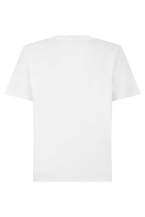 Diesel Mens T-Shirt Classic White Cotton T-Shirts And Polos