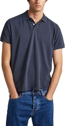 Pepe Jeans London New Oliver Gd Polo Homme, Bleu (Dulwich Blue), S