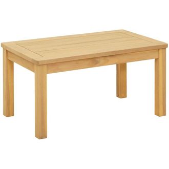 vidaXL Couchtisch Helles Akazienholz 70 x 40 x 36 cm Massivholz Akazie vidaXL