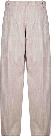 Hed Mayner Pantalons D&eacute;contract&eacute;s - Beige
