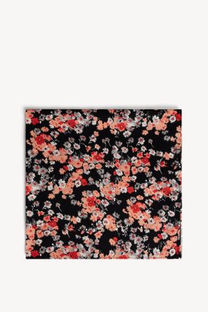 Gerard Darel Carr&eacute; en coton fleuri - GABRIEL - Noir