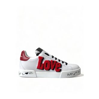 Dolce & Gabbana Portofino Love Sneakers - - Shoes - Damen - Wei&szlig; - 36 EU