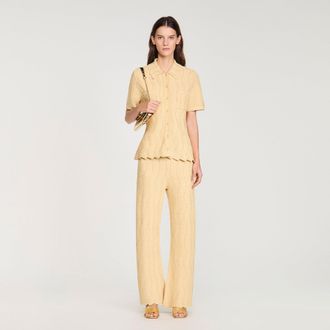 Sandro Cardigan mit Strass