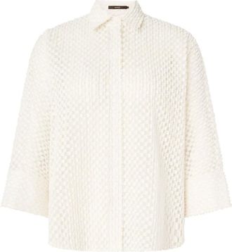 Windsor Femme, Blouses et Chemises, Beige, Taille: 46 FR Blouse Ample