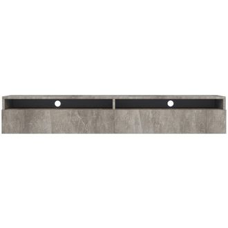 Selsey Selsey - REDNAW - Meuble TV - 180 cm - b&eacute;ton - scandinave - moderne