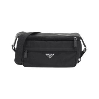 Prada Pre-owned Tessuto Montagna Schultertasche - - Pre-owned - Damen - Schwarzk - ONE SIZE