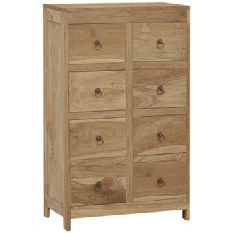 vidaXL Commode 55x30x90 cm Bois massif de teck