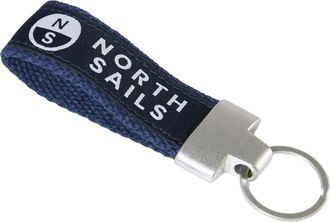 North Sails Femme, Accessoires, Bleu, Taille: ONE Size Logo Tape Keyring