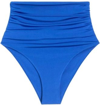Max Mara Femme, Maillots de bain, Bleu, Taille: 40 FR Bas de Bikini Taille Haute Salli