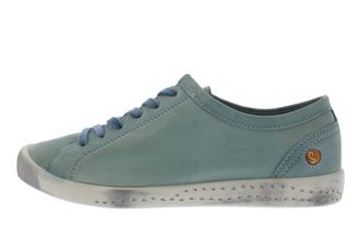 Softinos Damen Sneakers, Frauen,Low-Top Sneaker,lose Einlage,sportlich,Halbschuhe,straßenschuhe,Strassenschuhe,Sportschuhe,Blau (Diesel),38 EU / 5 UK