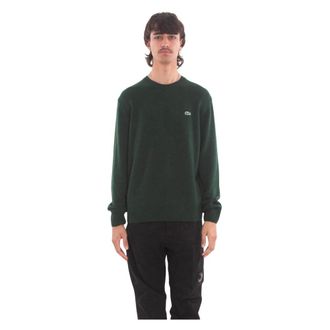 Lacoste Homme, Pulls, Vert, Taille: XL Wool Classic Sweater