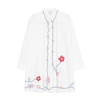 Forte_Forte My Dress Crystal - - Dresses - Damen - Wei&szlig; - S