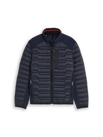 Tom Tailor Winterjacke Jacken Lightweight Hybrid Steppjacke mit Stehkragen
