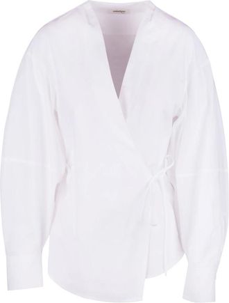 ottod'Ame Femme, Blouses et Chemises, Blanc, Taille: 40 FR Camicia a portafoglio