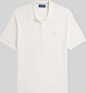 Polo Ralph Lauren Regular Fit Poloshirt aus Baumwoll-Leinen-Mix
