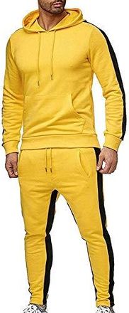 Keephen Combinaison de Sport pour Hommes Joggers Sweat &agrave; Capuche Sweat Pantalon 2 pi&egrave;ces