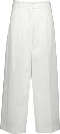 Max Mara Femme, Pantalons, Blanc, Taille: 34 FR Wkdbellico Wide Pantalons