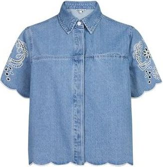 Object Chemise denim manches courtes en coton