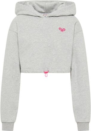 Mymo Sweatshirt Damen hellgrau melange