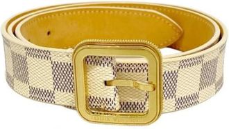 Louis Vuitton unisex, Pre-owned, Beige, Taille: ONE Size Ceinture en tissu vintage Pre-owned