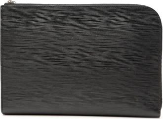 Louis Vuitton 2020 Epi Pochette Jour PM Clutch - Schwarz