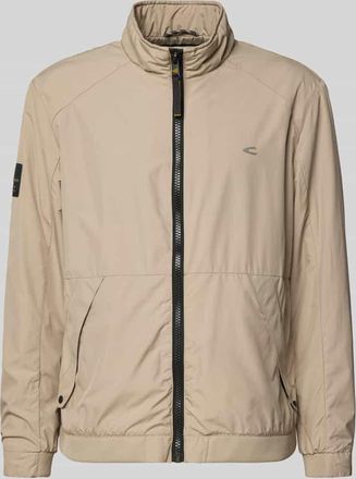 Camel Active Blouson mit Logo-Print und Stehkragen