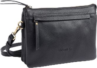 Matties Bags Mujer Floater/Leather BOLSOS, Negro